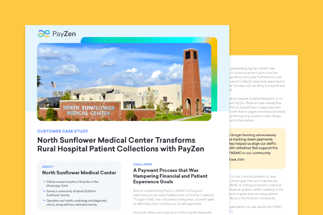 North Sunflower Medical Center Transforms Patient Collections | PayZen